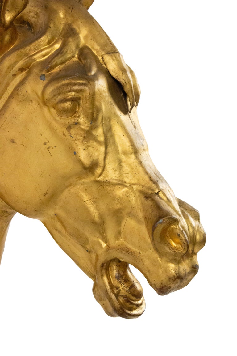 French Provincial Gilt Horse Head Butcher Sign For Sale at 1stDibs ...