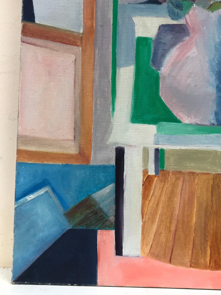 20th Century French School - Bright and Colorful French Cubist Abstract ...