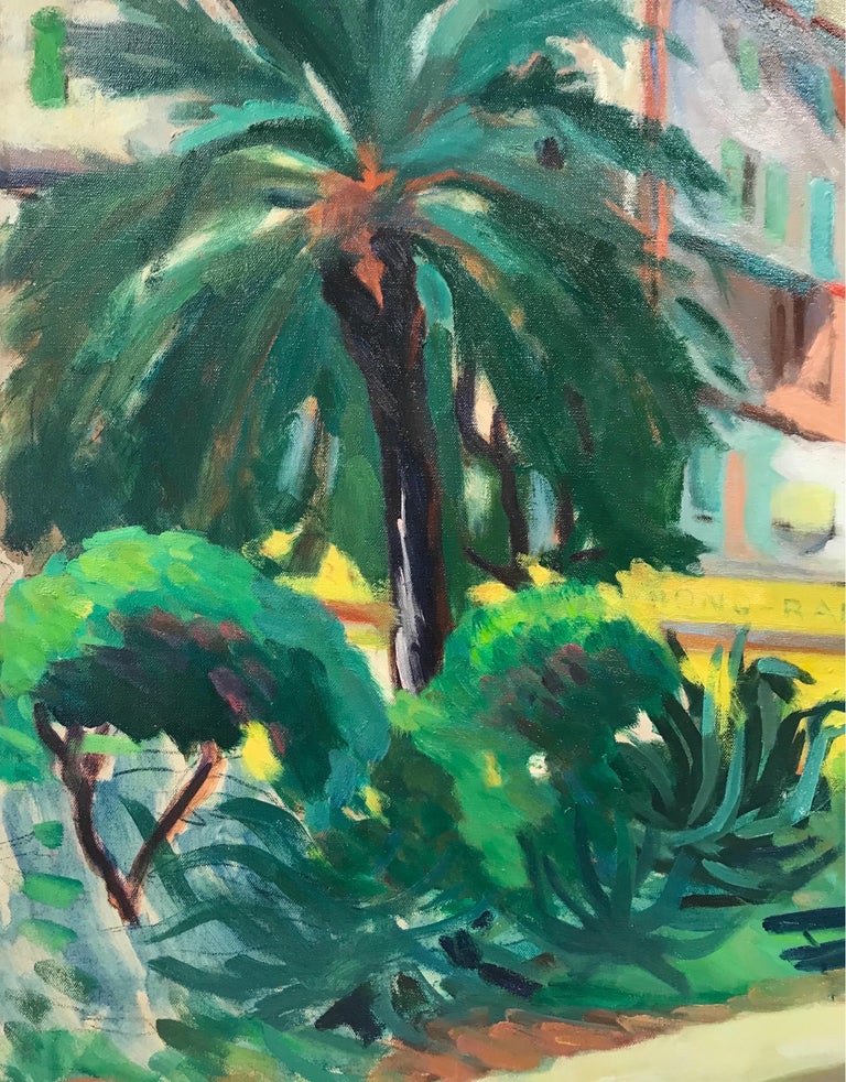 20th Century French School - Large 1950's French Fauvist Oil Provencal ...