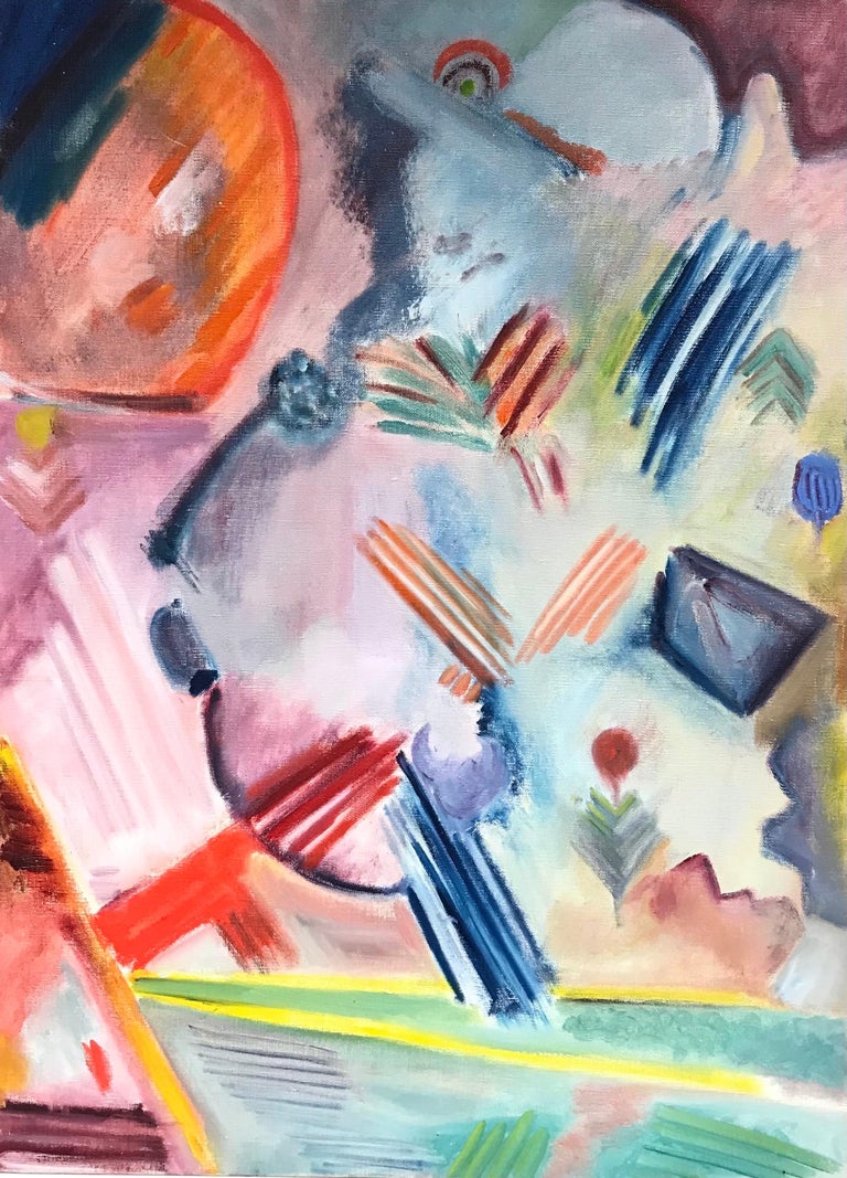 20th Century French School - Large 20th Century French Abstract ...