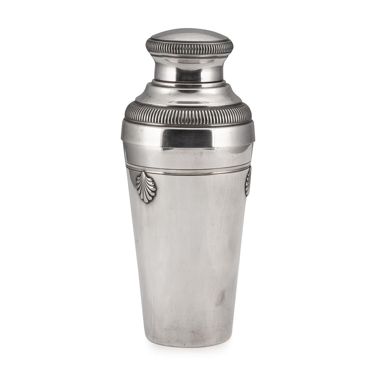 20th Century French Silver Plated Cocktail Shaker For Sale at 1stDibs