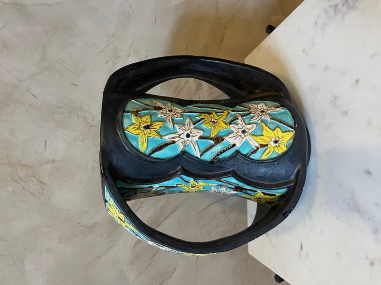 20th Century French Vallauris Ceramic Vase, 1960s For Sale at 1stDibs