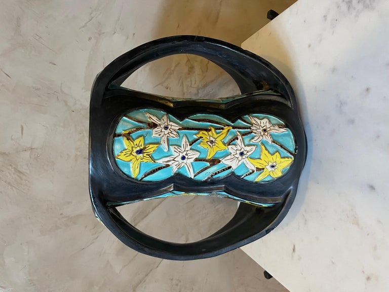 20th Century French Vallauris Ceramic Vase, 1960s For Sale at 1stDibs