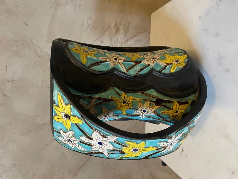 20th Century French Vallauris Ceramic Vase, 1960s For Sale at 1stDibs