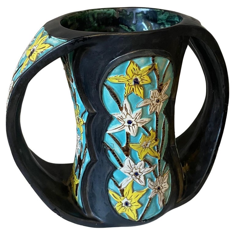 20th Century French Vallauris Ceramic Vase, 1960s For Sale at 1stDibs