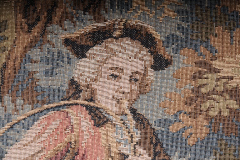 20th Century French wall gobelin tapestry, hunting scene For Sale at ...