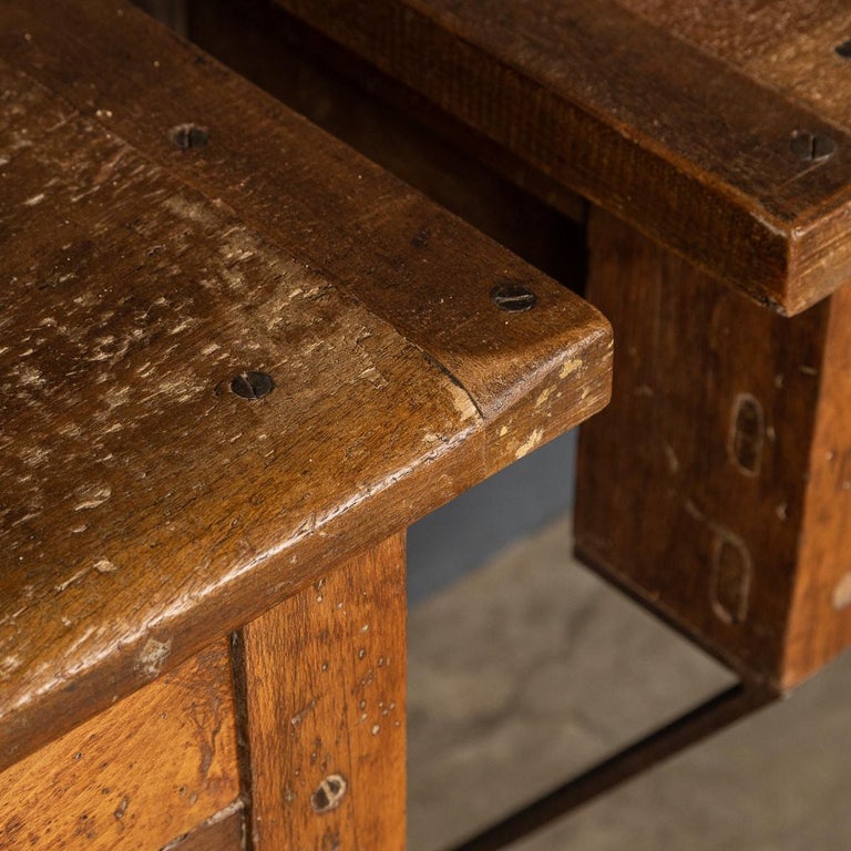 20th Century French Walnut Jewellery Makers Benches, c.1920 For Sale at ...