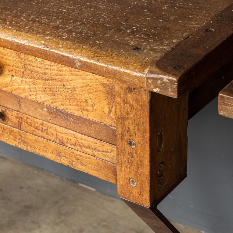 20th Century French Walnut Jewellery Makers Benches, c.1920 For Sale at ...