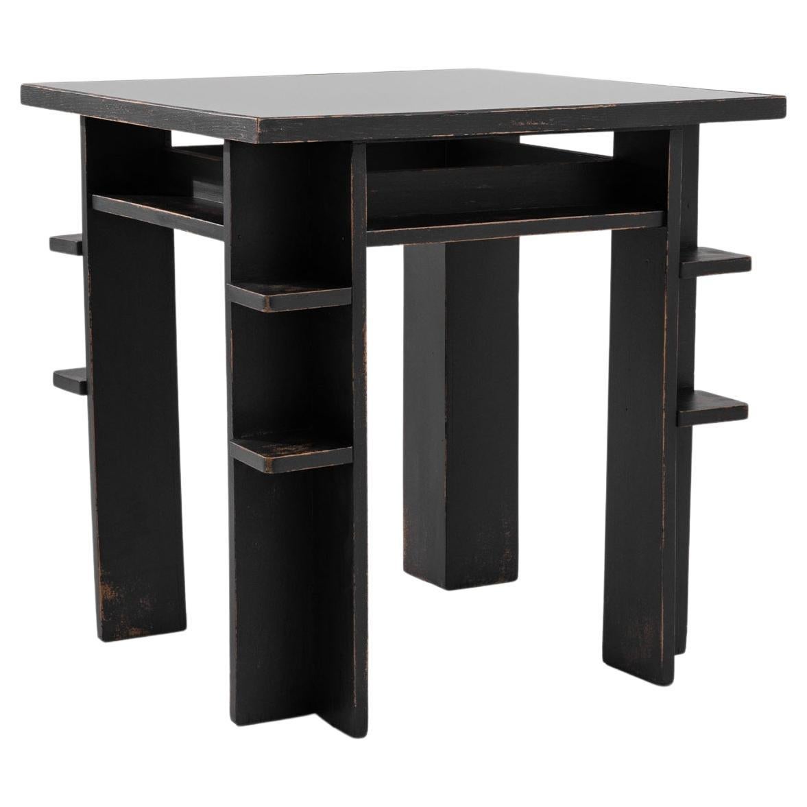 20th Century French Wooden Side Table Resembles a Book For Sale at 1stDibs