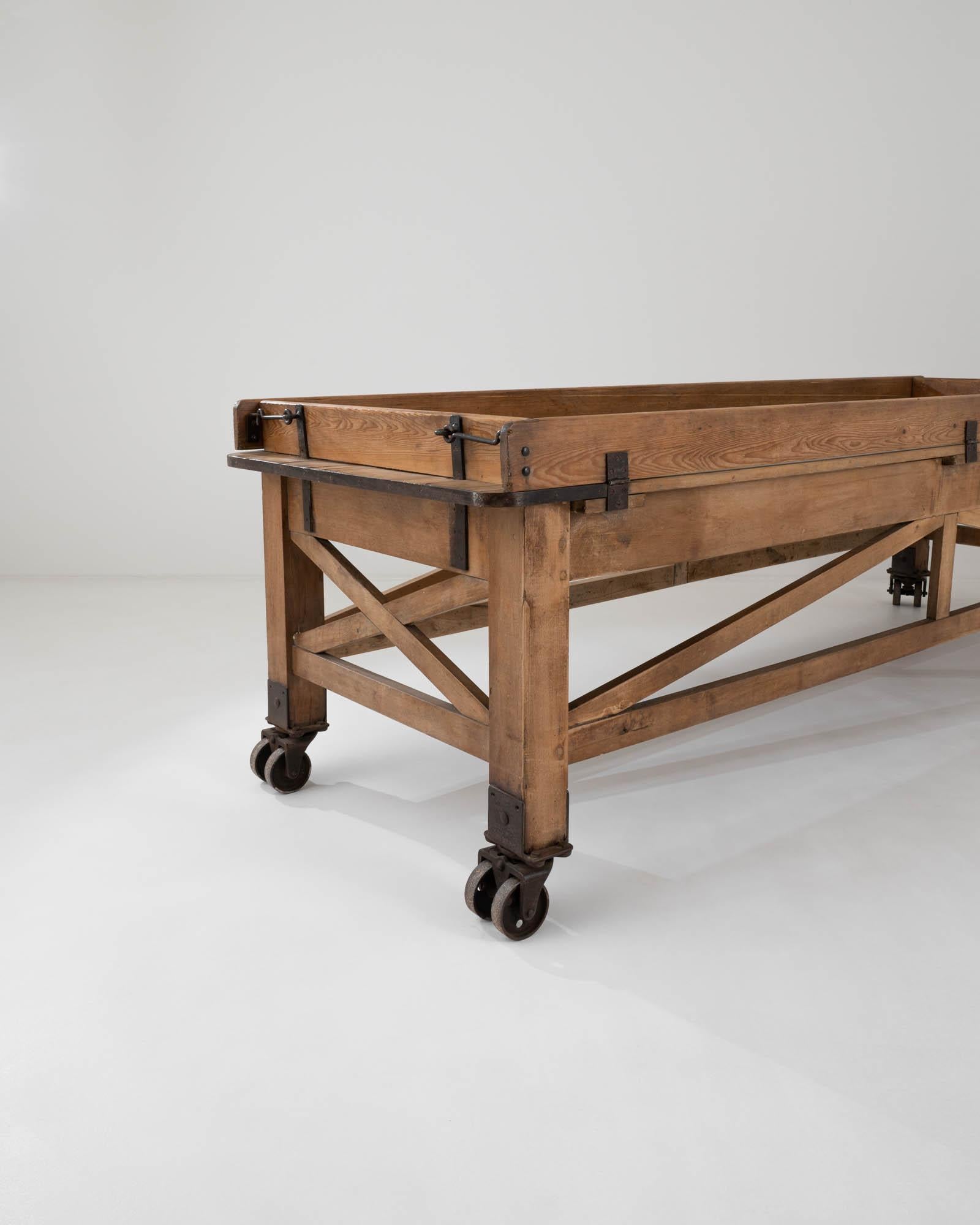 20th Century French Wooden Work Table For Sale at 1stDibs