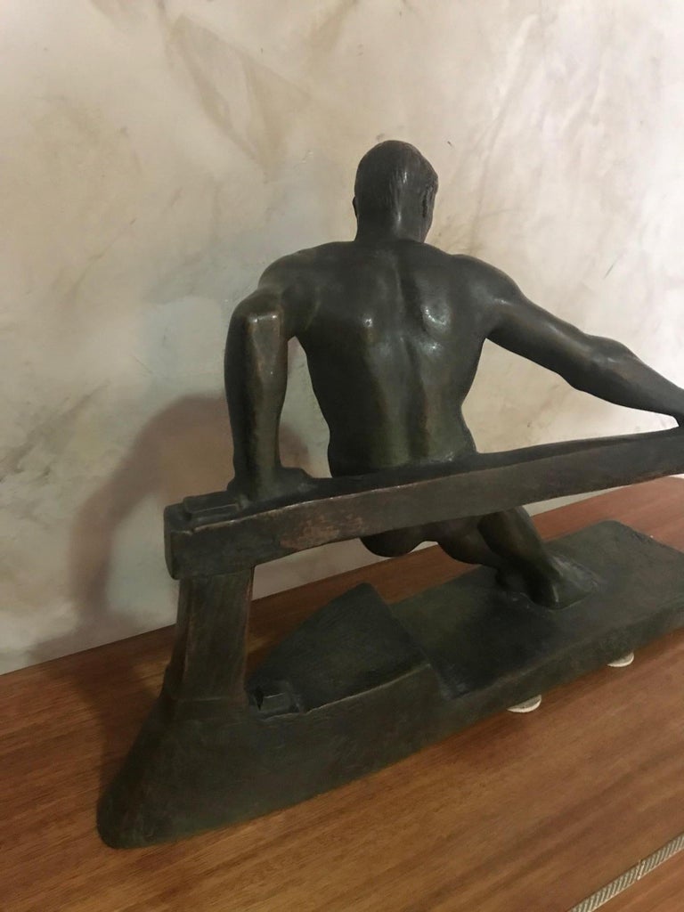 20th Century George Gori Art Deco Bronze Sculpture, 1930s For Sale at ...