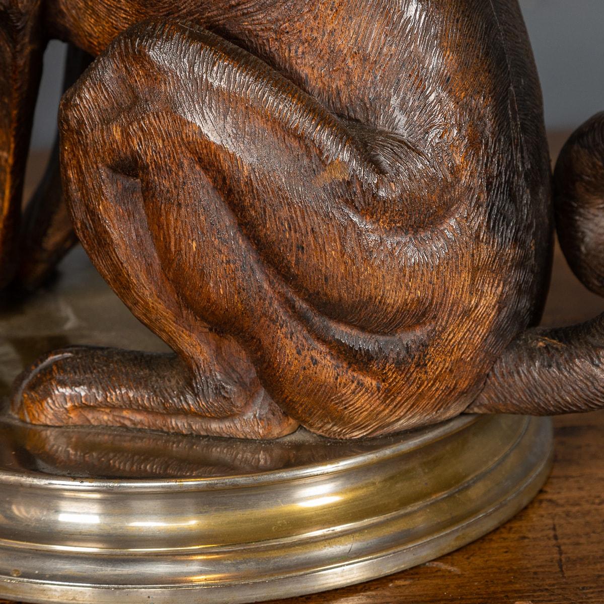 20th Century German Black Forest Dog Clock Holder, circa 1900 For Sale ...