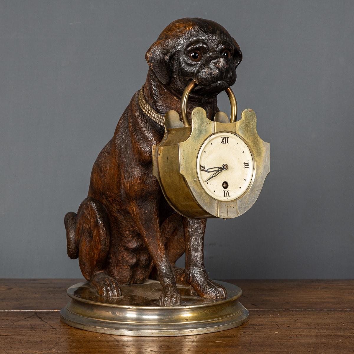 20th Century German Black Forest Dog Clock Holder, circa 1900 For Sale ...