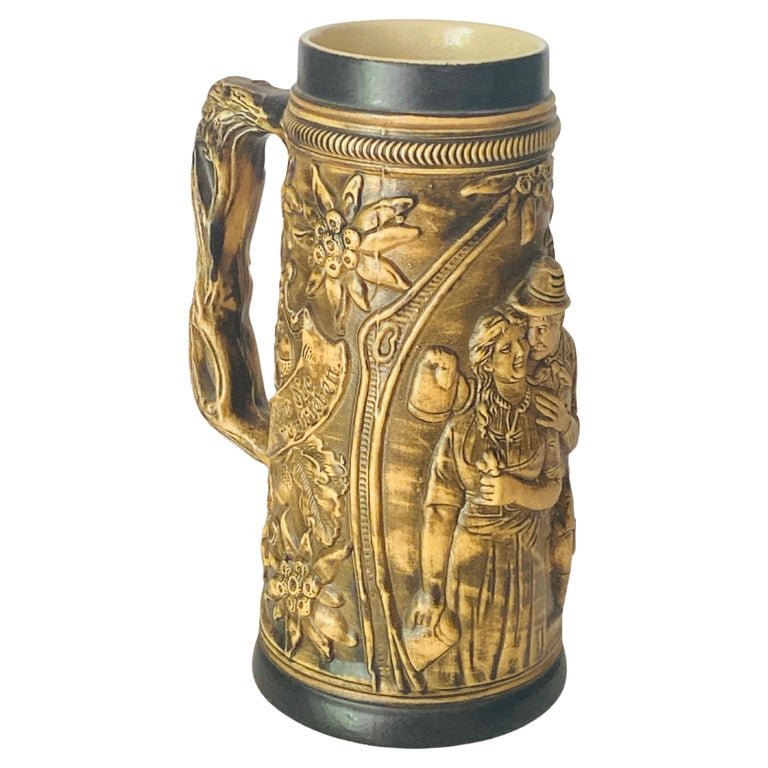 20th Century German Ceramic Beer Stein For Sale at 1stDibs