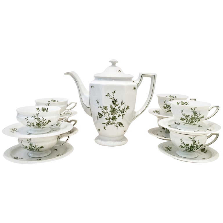 20th Century German Porcelain Tea Set "Maria" S/18 By Rosenthal at ...
