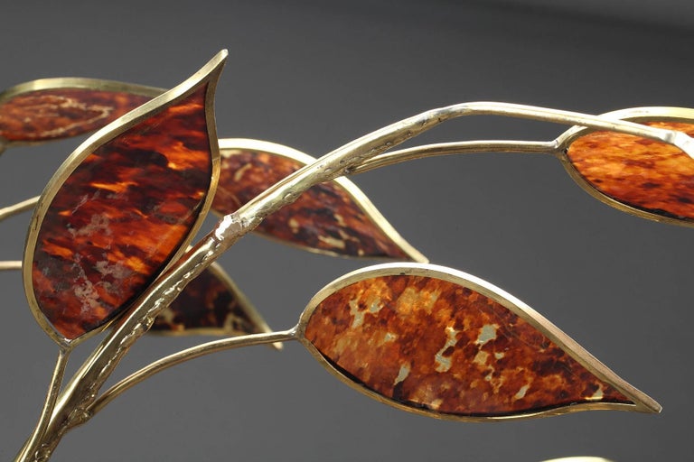 20th Century Gilt Bronze Tree Sculpture at 1stDibs