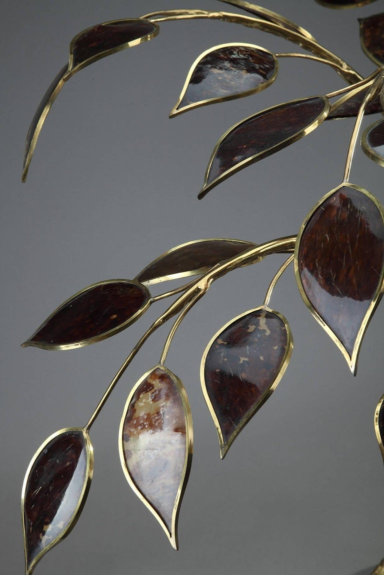 20th Century Gilt Bronze Tree Sculpture at 1stDibs