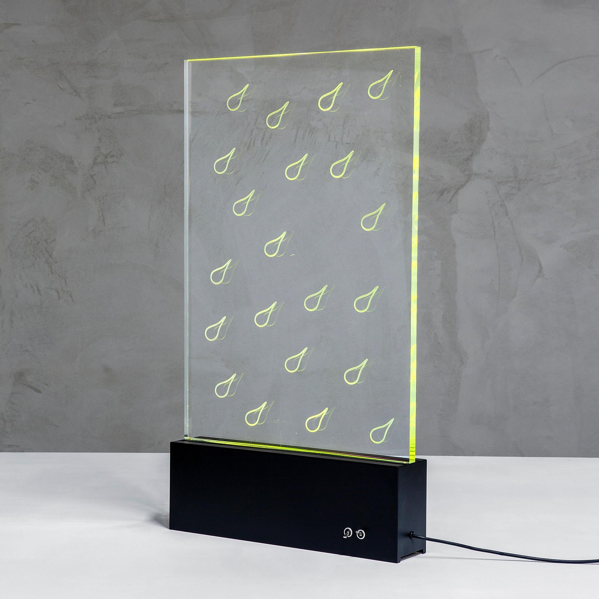 20th Century Gino Marotta Light Sculpture in Lacquered Metal and ...