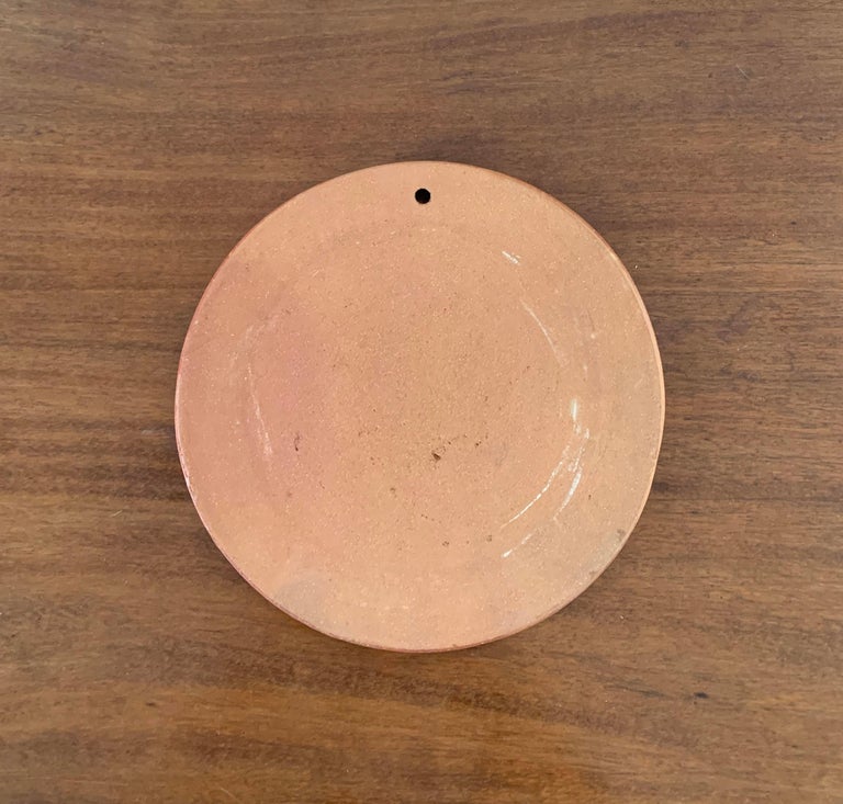 20th Century Grand Tour Style Painted Terracotta Wall Plate For Sale at ...