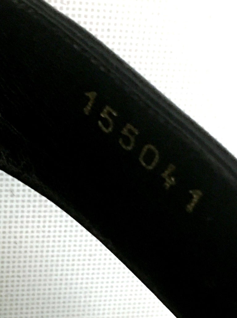 20th Century Gucci Silk Horsebit Raffia Wedge Platform Sandals For Sale ...