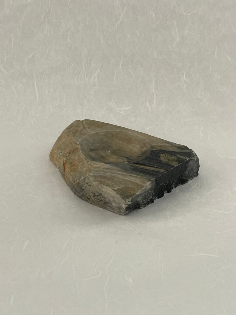 20th Century Hand Cut Stone Ashtray For Sale at 1stDibs
