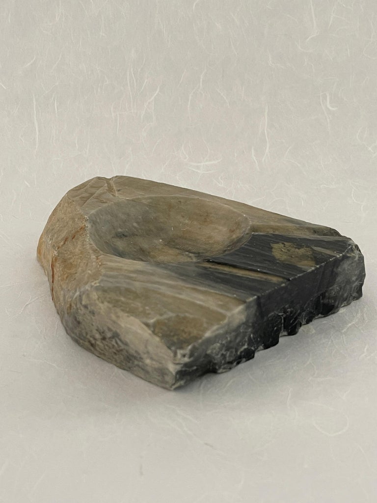 20th Century Hand Cut Stone Ashtray For Sale at 1stDibs
