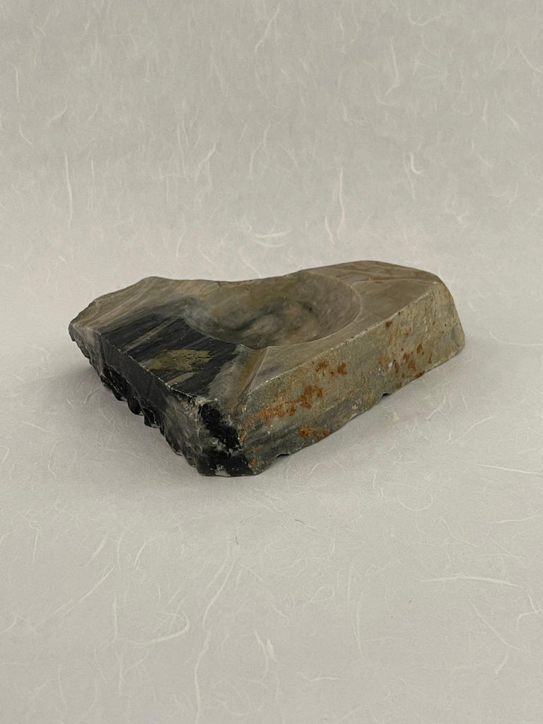 20th Century Hand Cut Stone Ashtray For Sale at 1stDibs