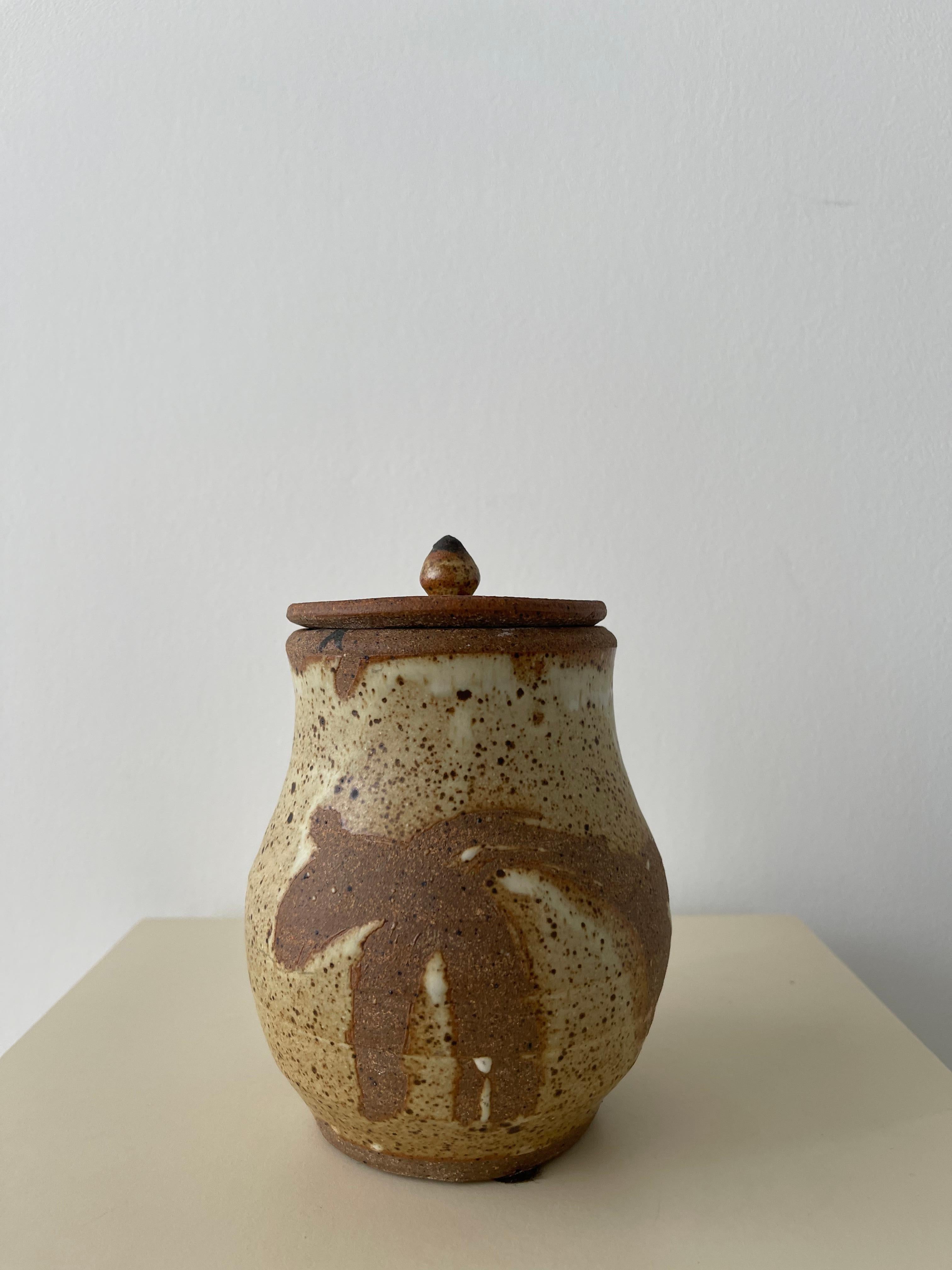 20th Century Handmade Ceramic Jar and Lid at 1stDibs | handmade ceramic ...