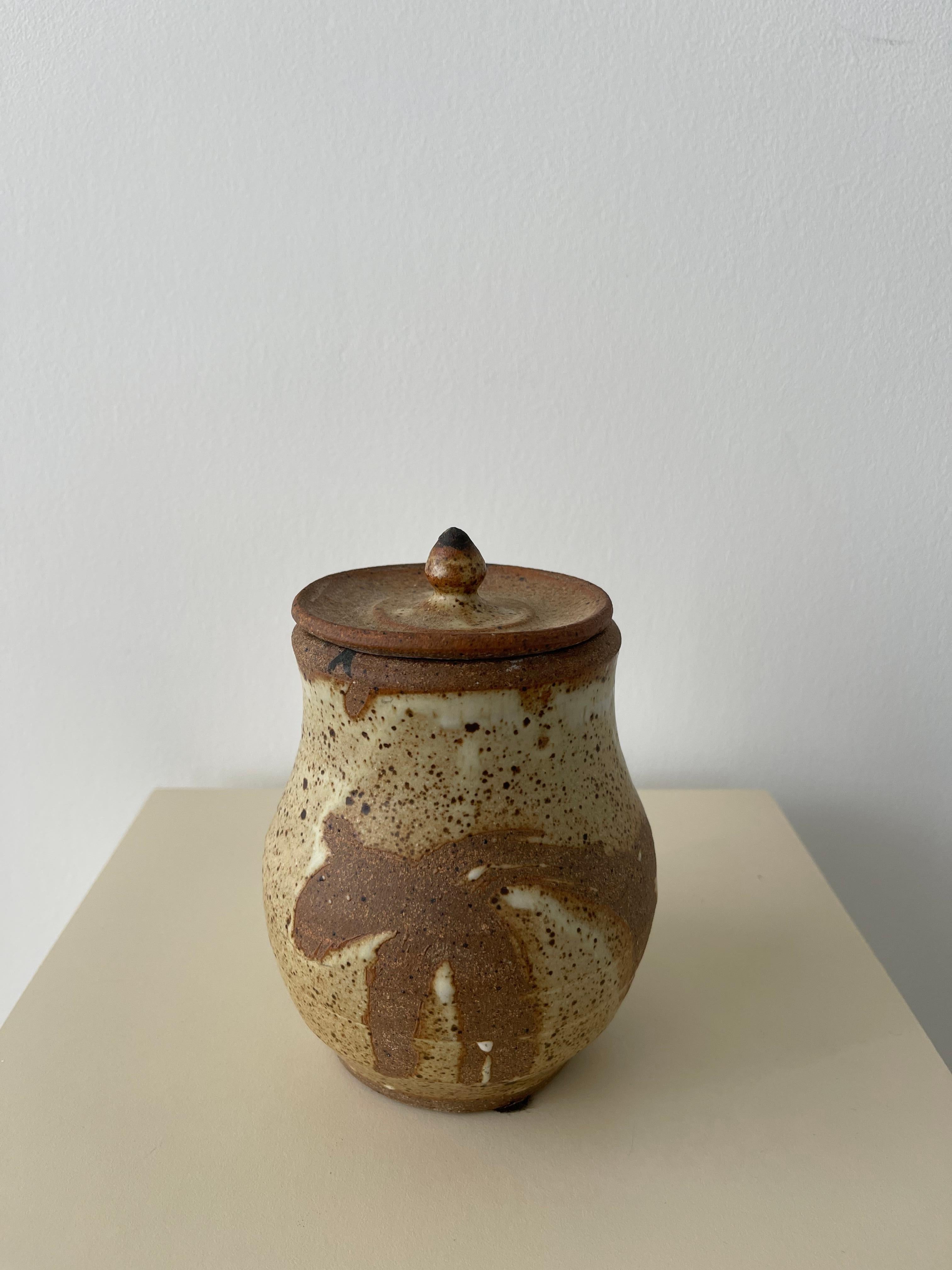 20th Century Handmade Ceramic Jar and Lid at 1stDibs | handmade ceramic ...