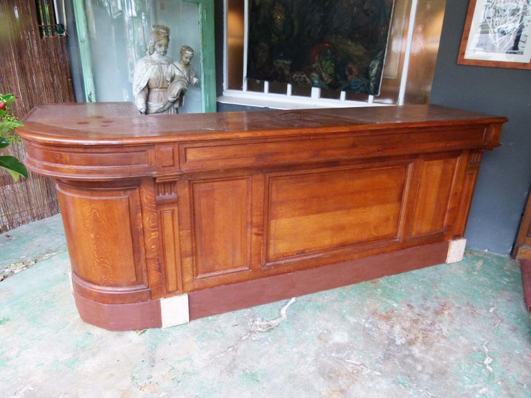 20th Century Hard Wood Store Counter at 1stDibs