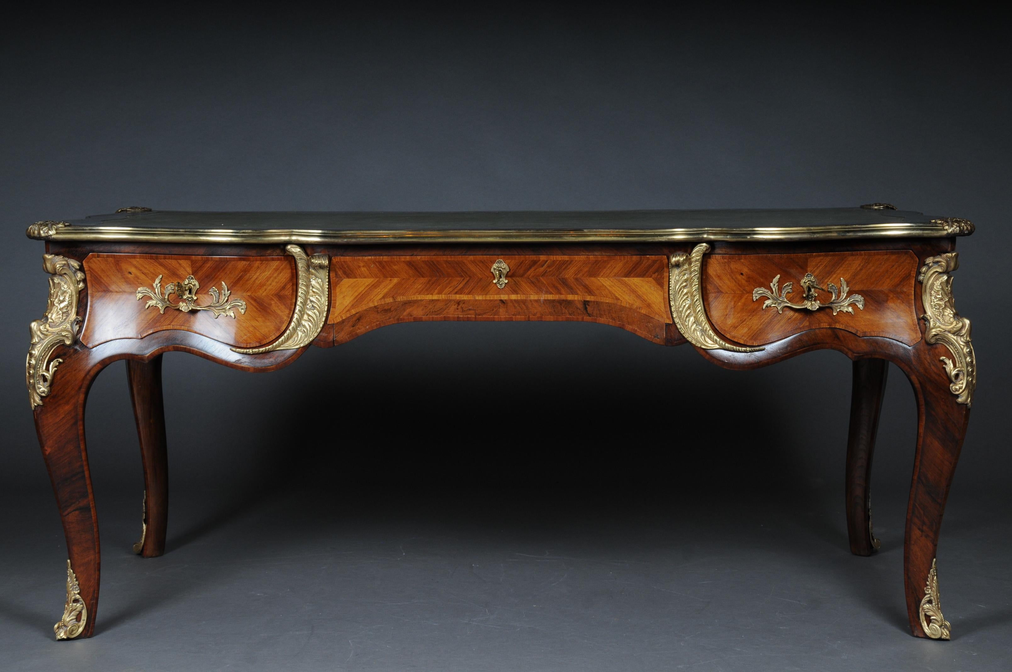 20th Century Impressive Writing Desk / Bureau Plat For Sale at 1stDibs