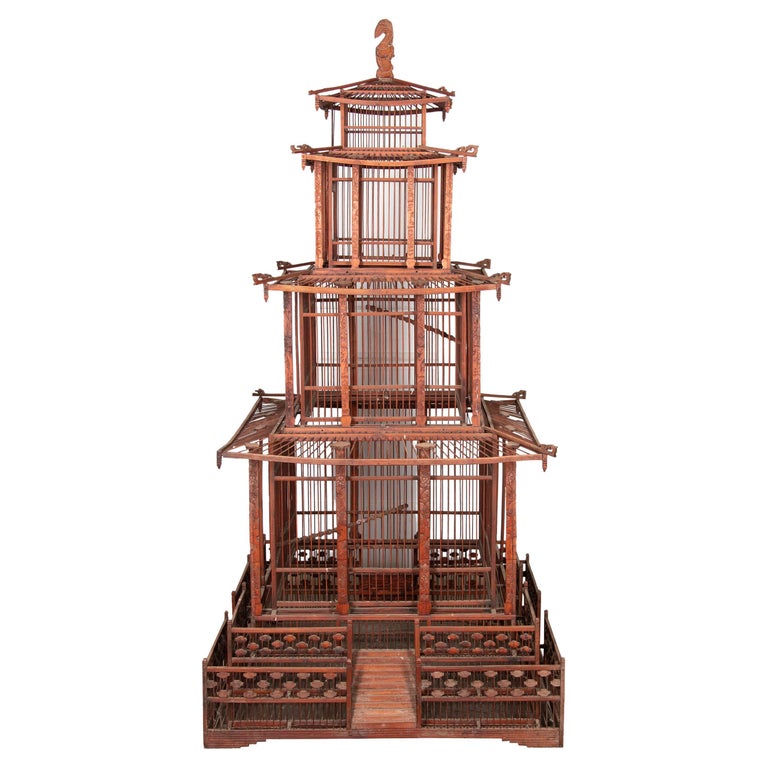 20th Century Indochina Bird Cage For Sale at 1stDibs