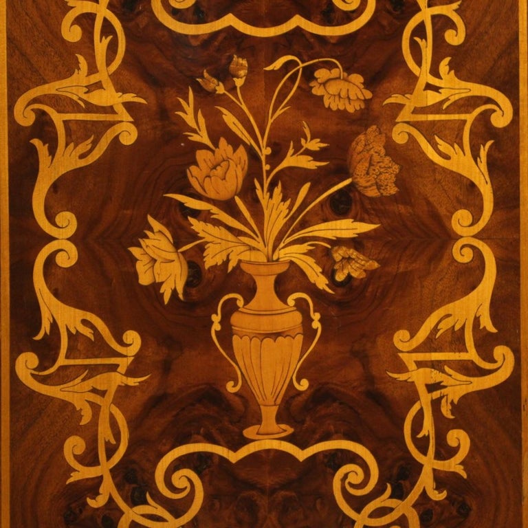 20th Century Inlaid Wood Italian Louis XIV Style Dresser, 1970 For Sale ...
