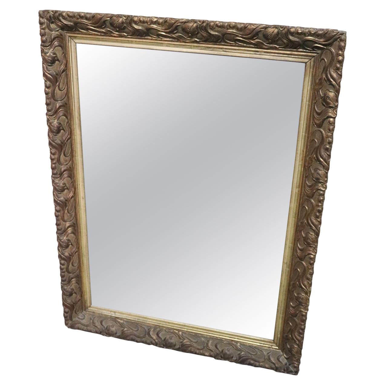 Pierre LaHalle (attr.) French Art Nouveau "Moonflower" Carved Wood ...