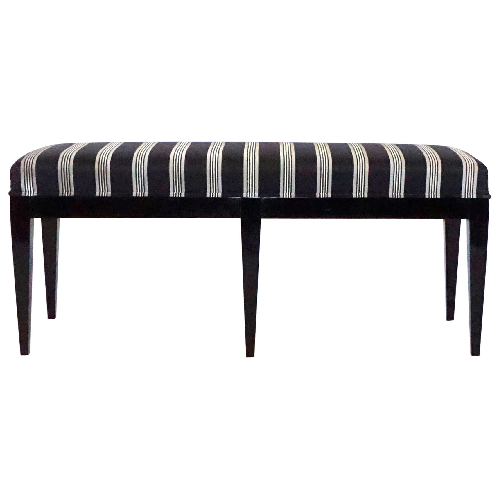 Mid-Century Neoclassical Style Bench at 1stDibs