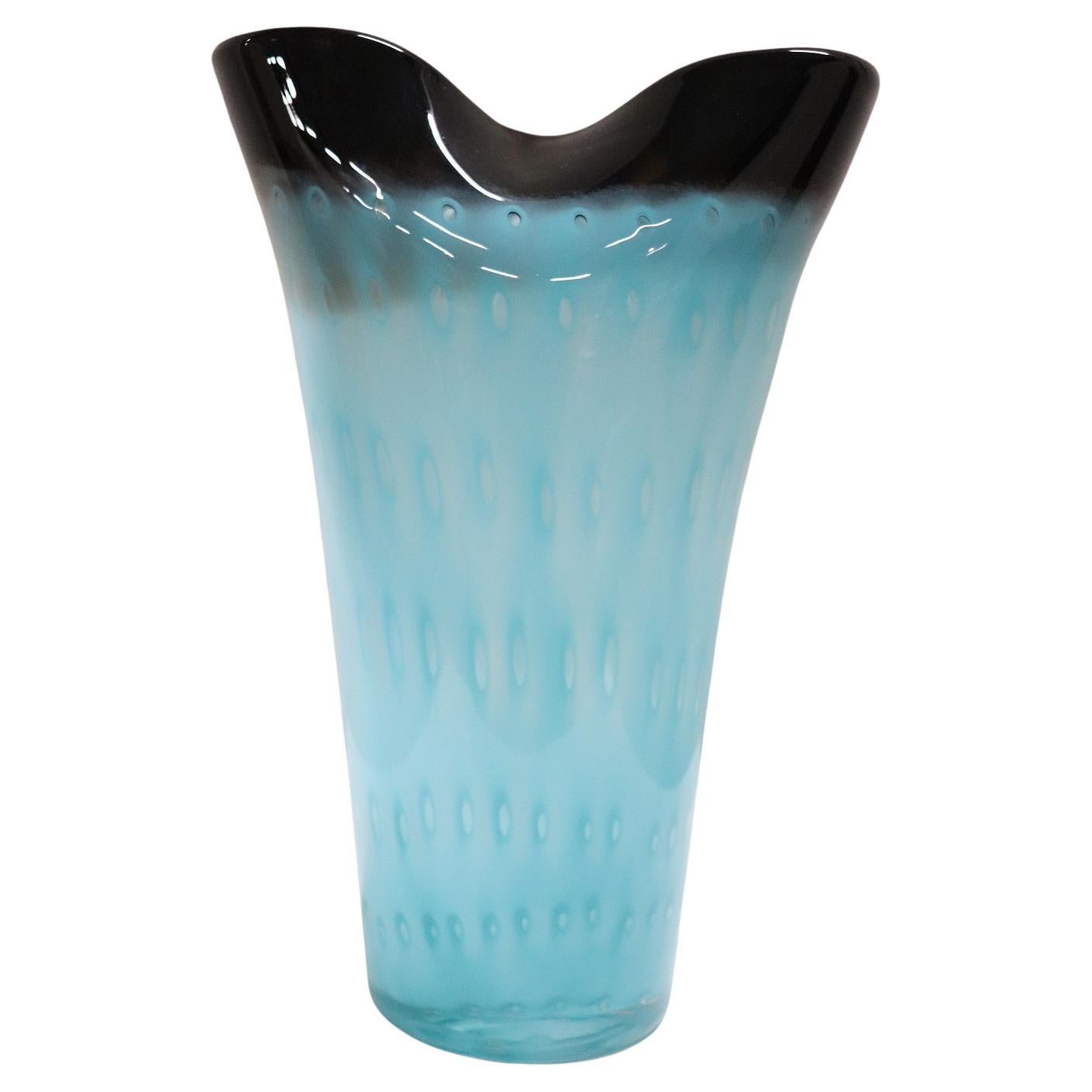 Vintage Marble Glass Vase Designed by Richard Glass, circa 1980 For ...
