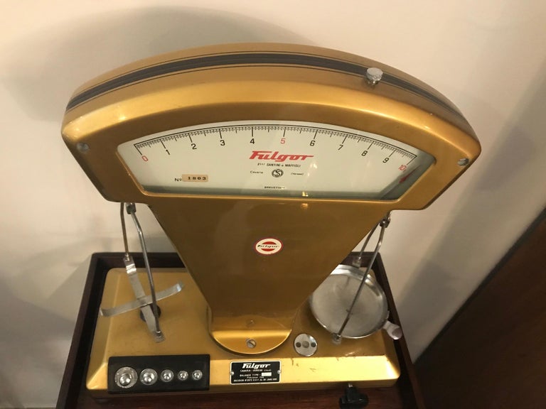 20th Century Italian Fulgor Vintage Jeweler Apothecary Scale, 1960s at ...