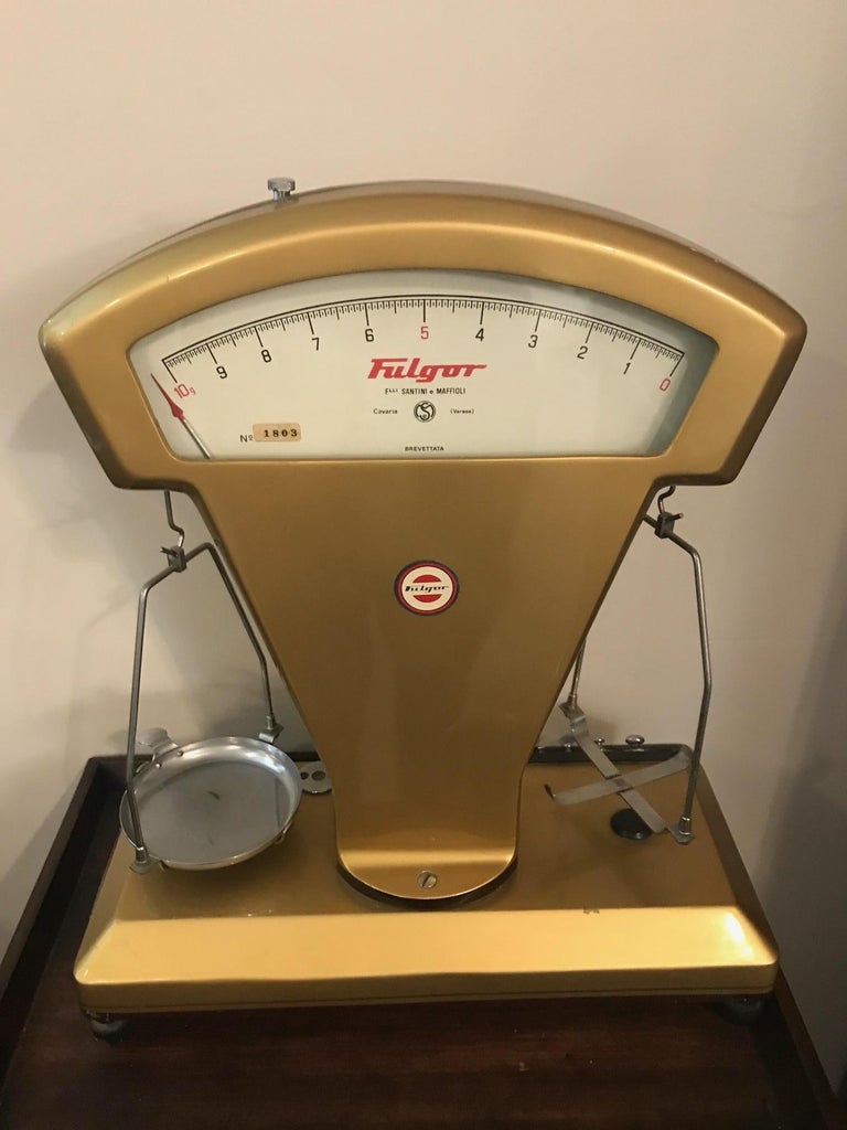 20th Century Italian Fulgor Vintage Jeweler Apothecary Scale, 1960s at ...