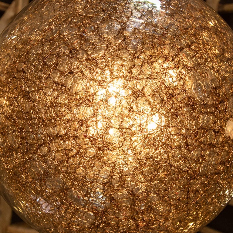 20th Century Italian Large Murano Glass Sphere Light by Angelo Brotto ...