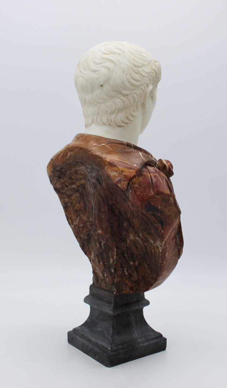 20th Century Italian Marble Sculpture Bust of Emperor Caligula By G ...