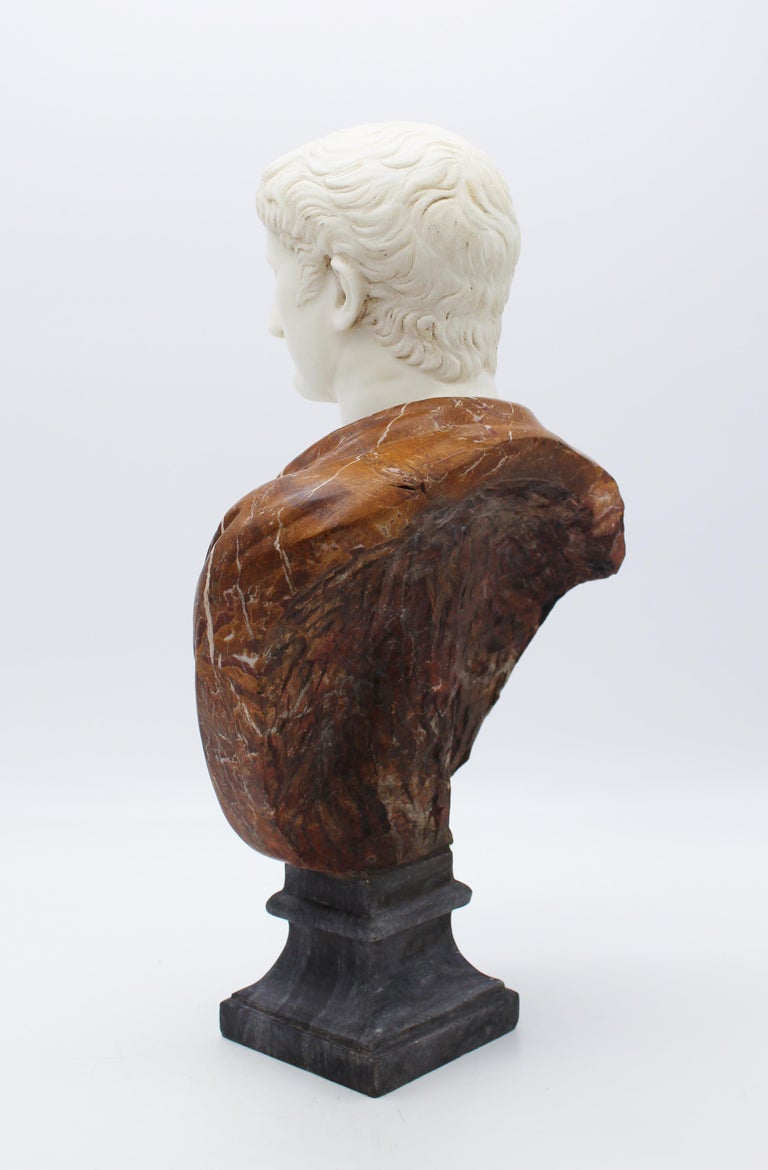 20th Century Italian Marble Sculpture Bust of Emperor Caligula By G ...