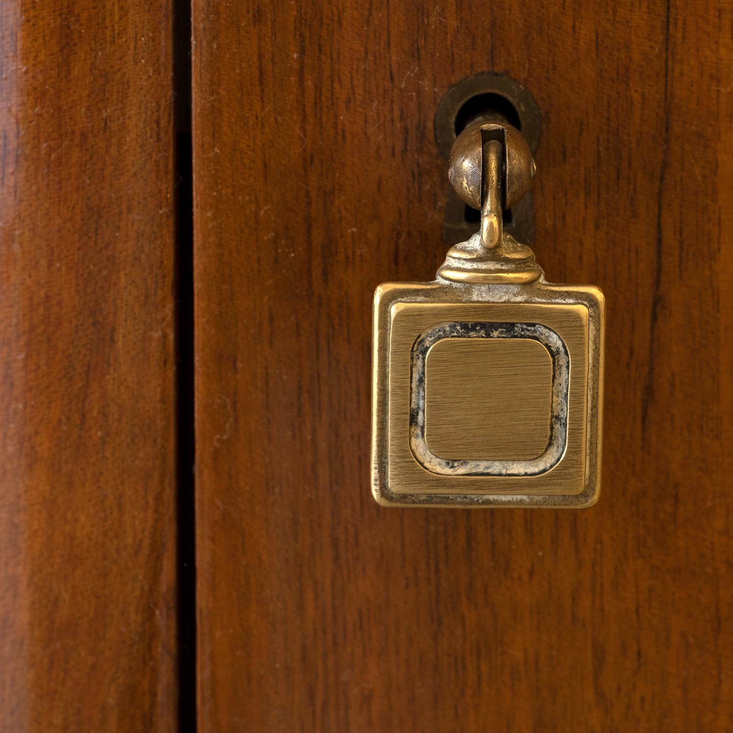 20th Century Italian Mario Quarti Cabinet, Walnut Sideboard by Paolo ...