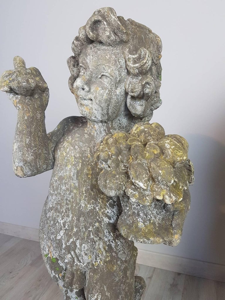 20th Century Italian Neoclassical Garden Statues Set, Garden Ornament ...