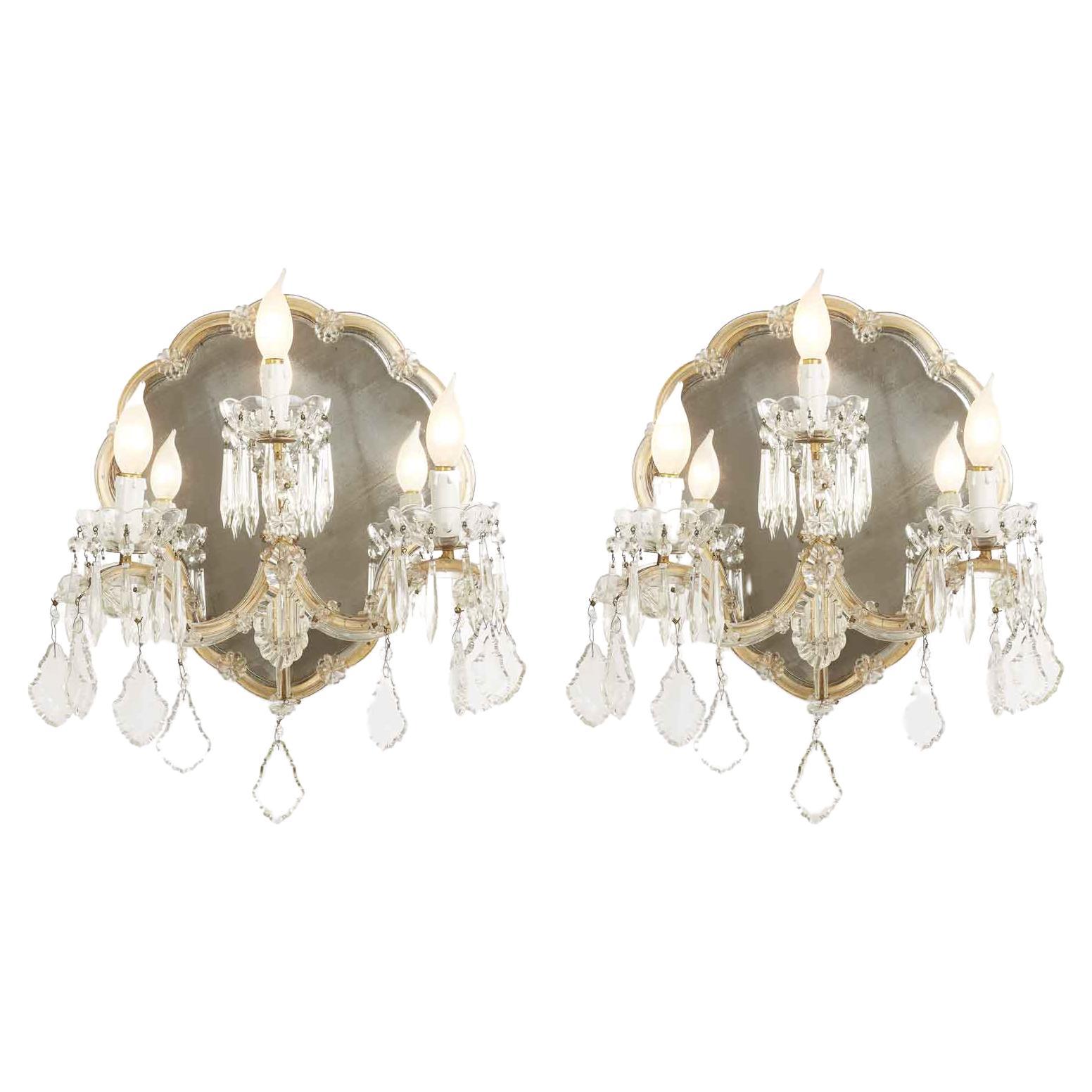 Pair of Wall Lights Sconces Appliques Gothic Rev Iron Spanish Hollywood ...