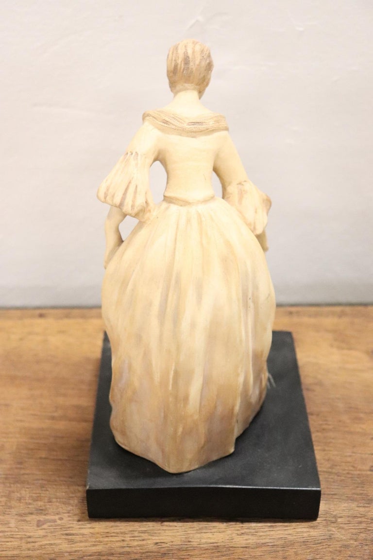 20th Century Italian Sculpture in Clay Mom with Her Baby, Signed at 1stDibs