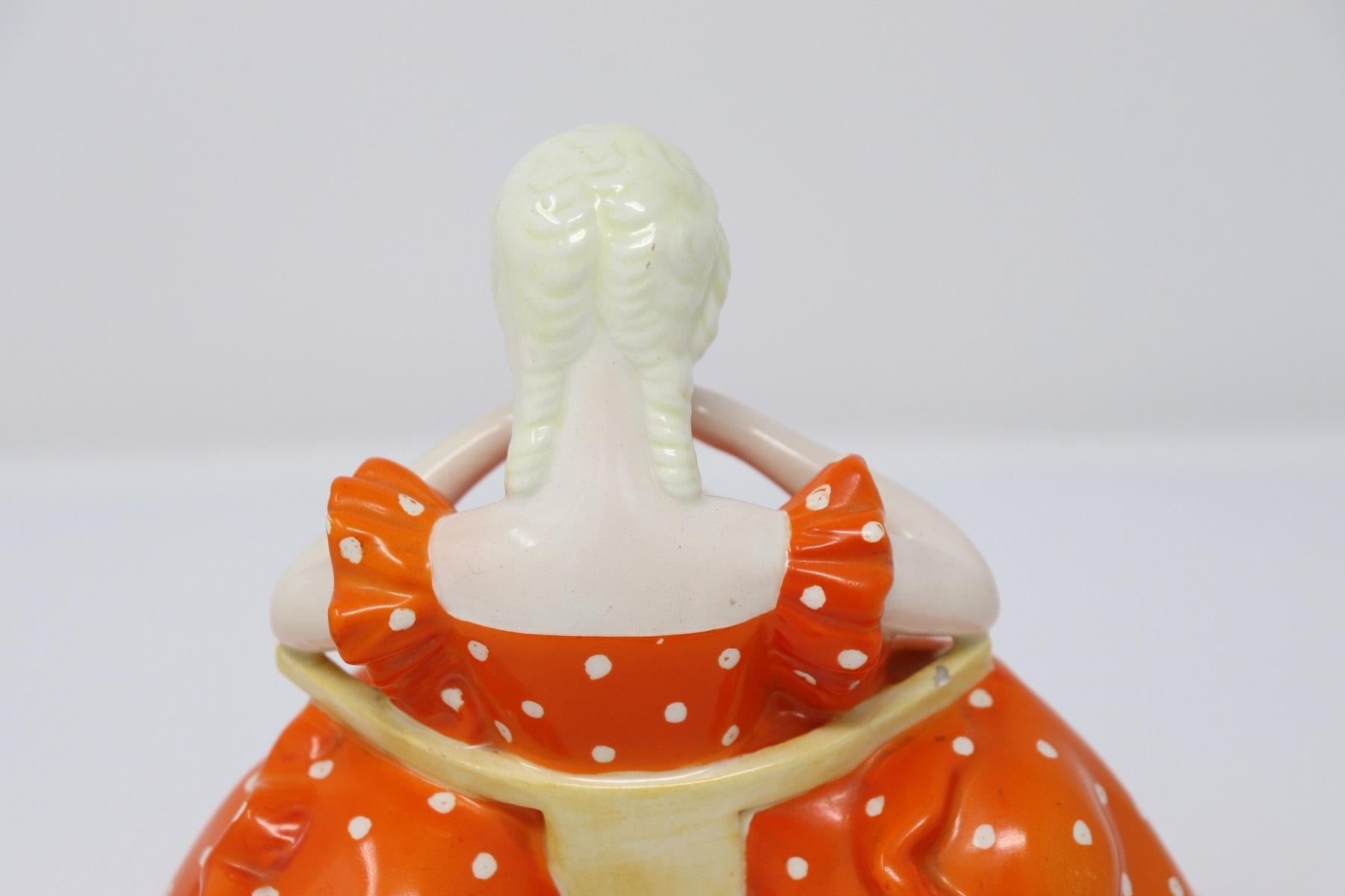 20th Century Italian Sculpture in Polychrome Artistic Ceramics by G ...