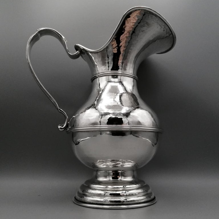 20th Century Italian Silver Jug For Sale at 1stDibs