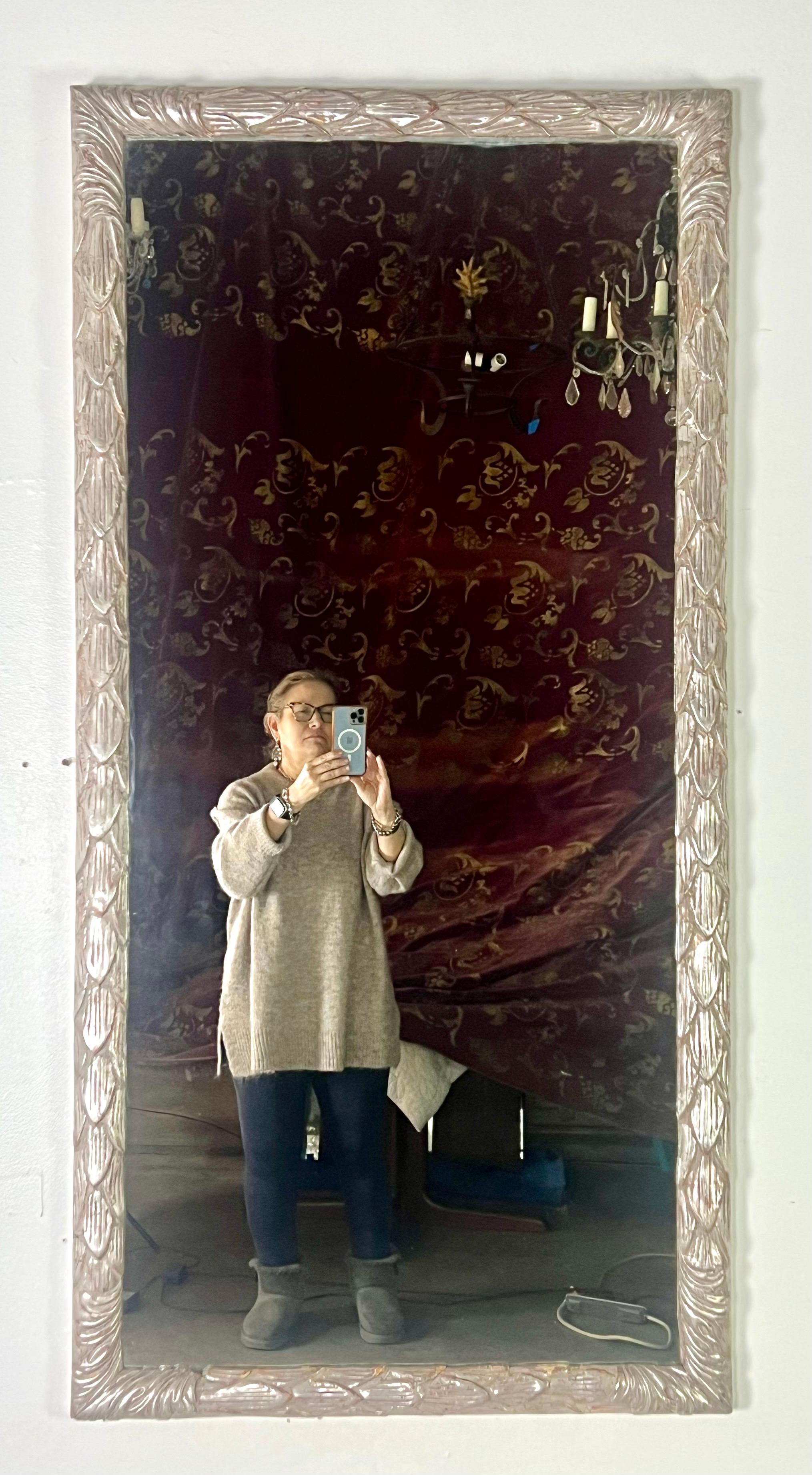 20th Century Italian Silvered Mirror For Sale at 1stDibs