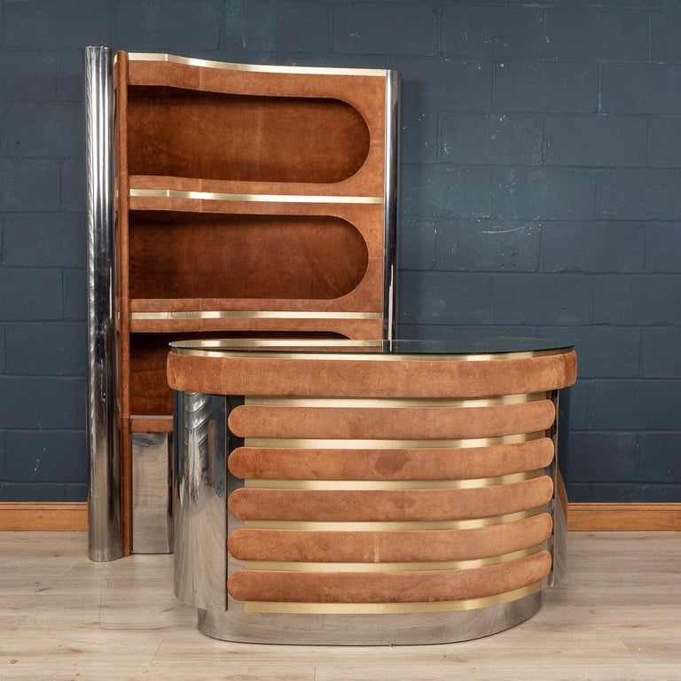20th Century Italian Standing Dry Bar By Willy Rizzo, c.1970 For Sale ...