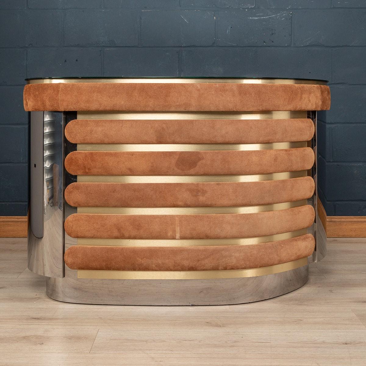 20th Century Italian Standing Dry Bar By Willy Rizzo, c.1970 at 1stDibs